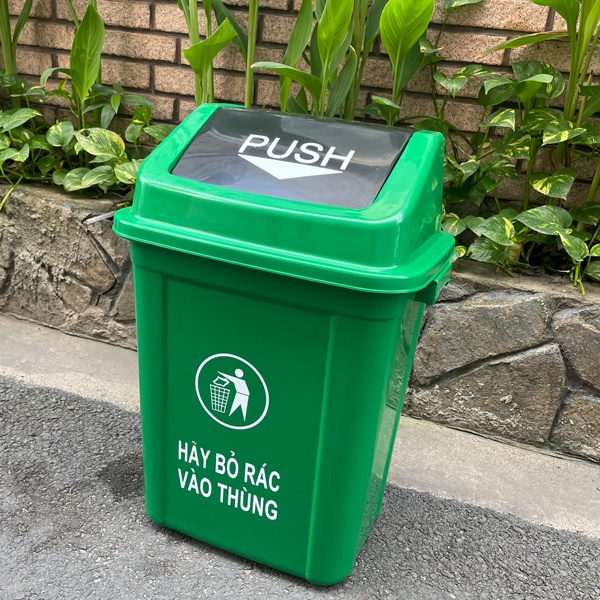 20 LITER FLIP LID TRASH BIN - 20 LITER PLASTIC TRASH BIN WITH SIDE LID ...