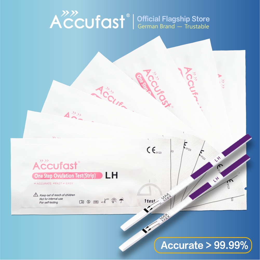 2Pcs ACCUFAST Ovulation Peak Test One Step Early LH Fertility Tests Kit ...