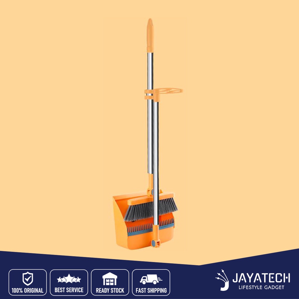 2 IN 1 BROOM AND DUSTPAN SET MAGIC BROOM FOLDABLE SWEEPER PENYAPU ...