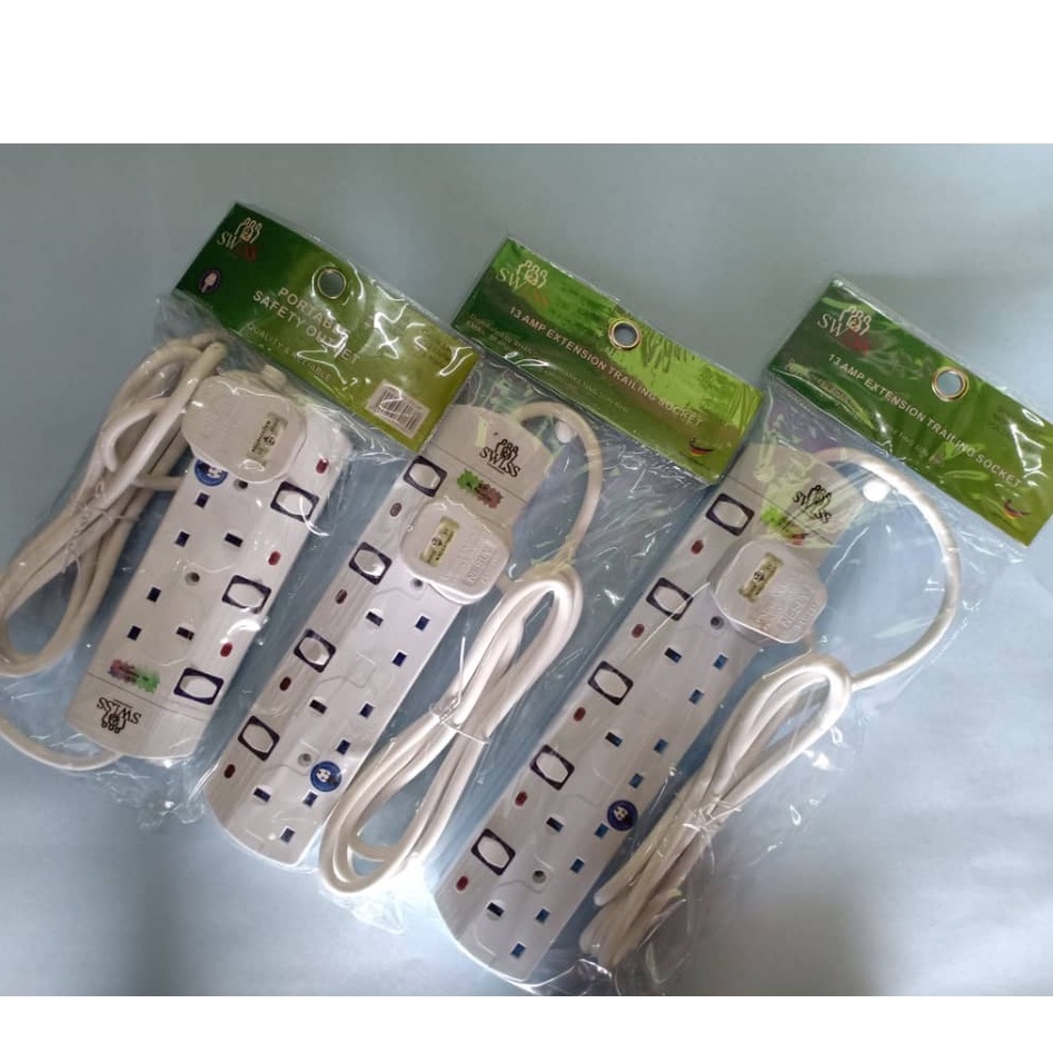 SWLSS TRAILING SOCKET PLUG WITH MULTIPLE EXTENTION GANG WAY ADAPTER ...