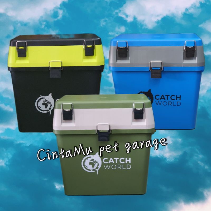 CATCH WORLD tackle box pro box kotak pancing tong sampah XHEA | Shopee ...