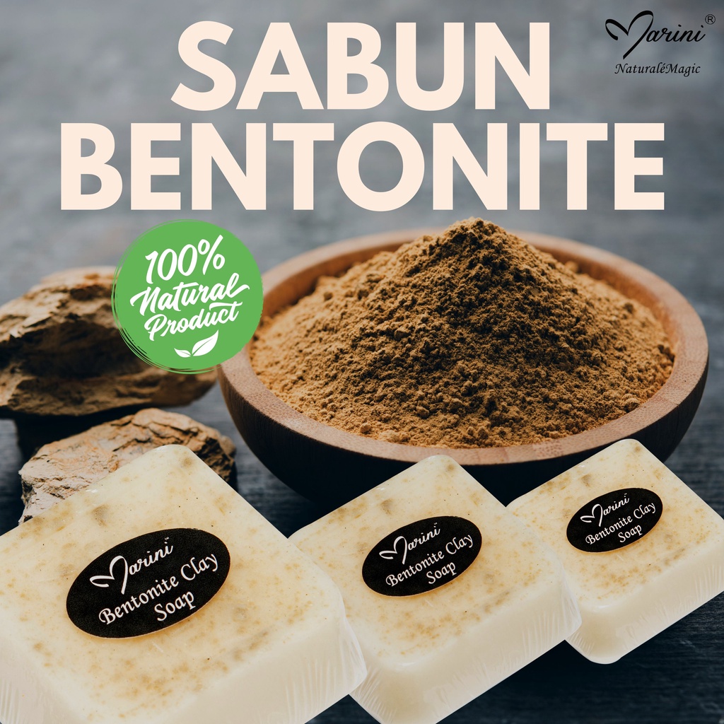 Marini Naturalemagic Bentonite Clay Soap(55g)/Sabun Tanah Bentonite ...