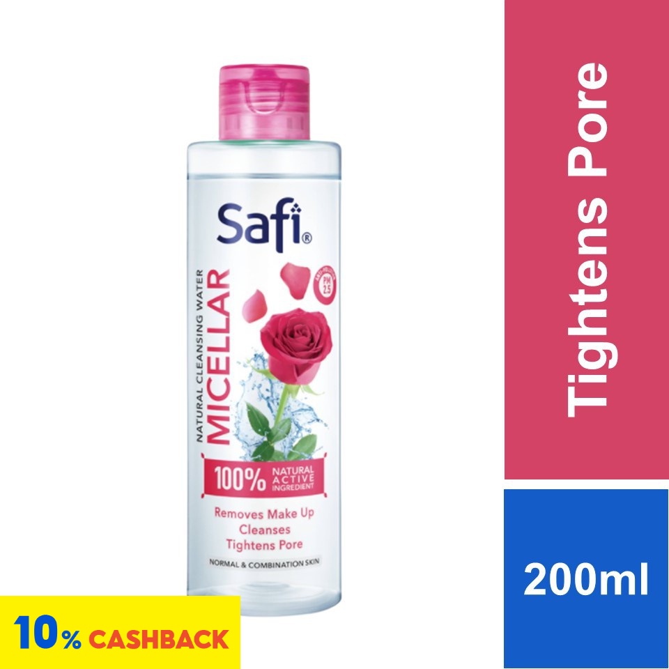 Safi Micellar Cleansing Water - Rose (200ml) | Shopee Malaysia