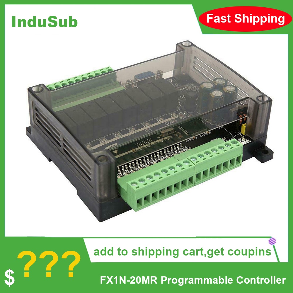 SZ PLC programmable Controller DC 24V Relay Module FX1N-20MR with Base ... SZ PLC programmable Controller DC 24V Relay Module FX1N-20MR with Base ...