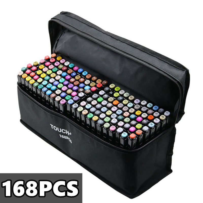 TOUCH Marker Pen Markers Set Sketch Set Manga Design Double Head Brush ...