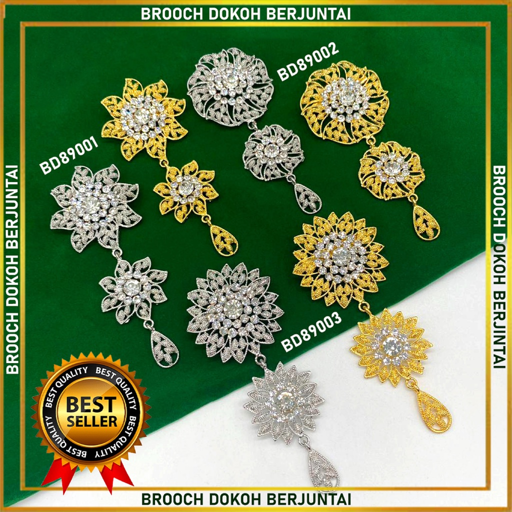 BROOCH DOKOH BERJUNTAI(DESIGN BARU) | Shopee Malaysia