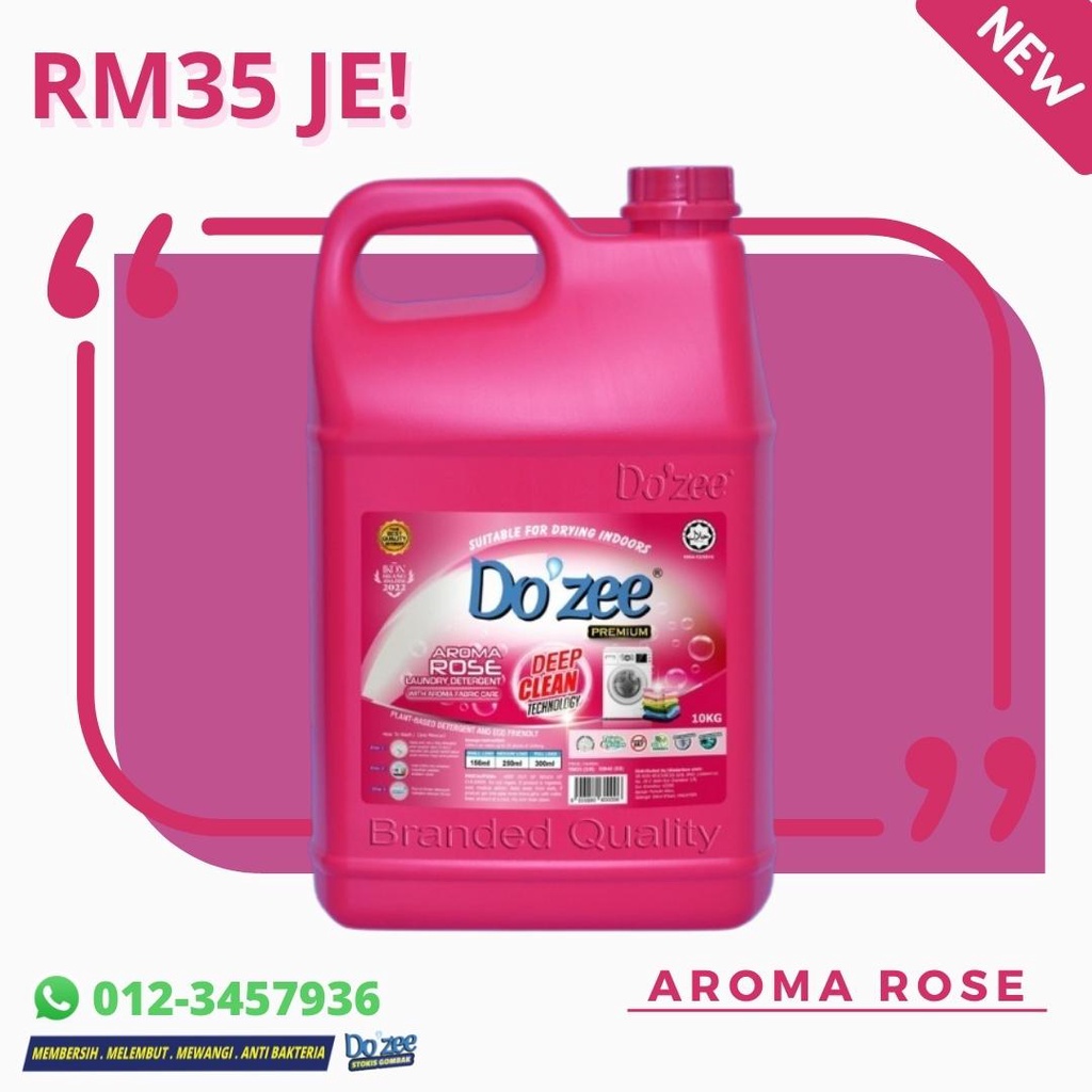 DOZEE 10 KG HALAL LIQUID DETERGENT | Shopee Malaysia
