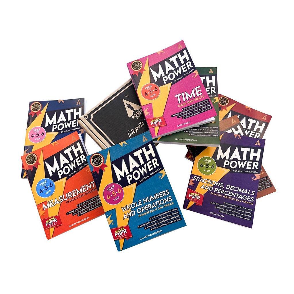 [ST] Aster Edu Math Power 2022 - Buku Latihan Matematik Darjah 4,5&6 ...
