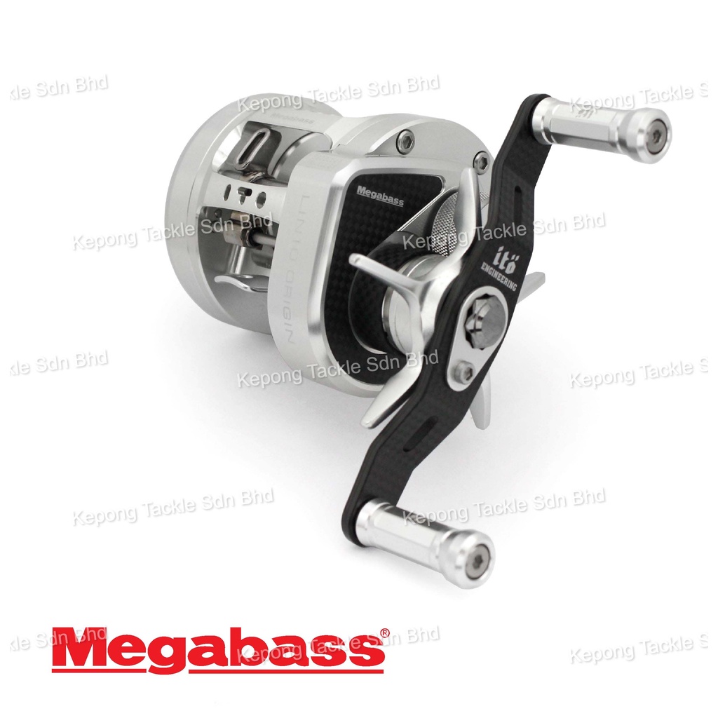 MEGABASS fishing reel Lin 10 Origin Left Made In Japan Baitcasting Reel ...