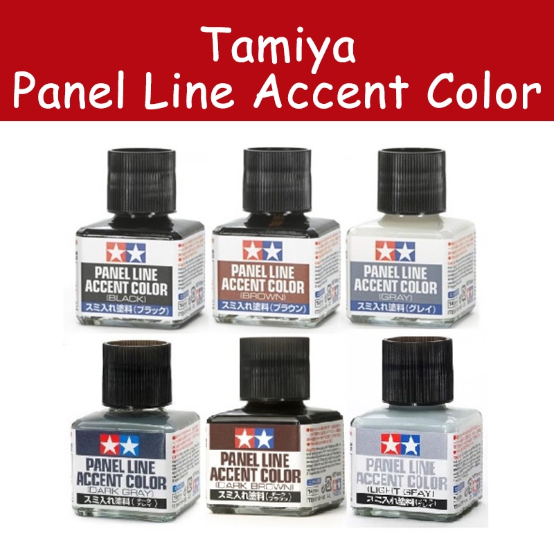 Tamiya Panel Line Accent Color For Plastic Model Kit Gundam Military ...