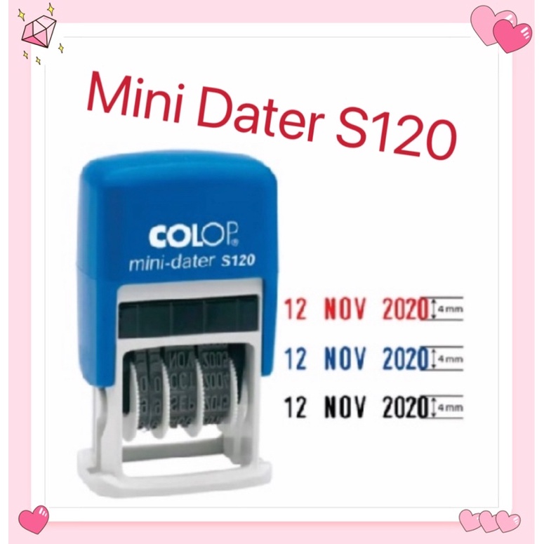 Colop S120 Date Stamp Self Ink 4mm/ Until Year 2034 | Shopee Malaysia