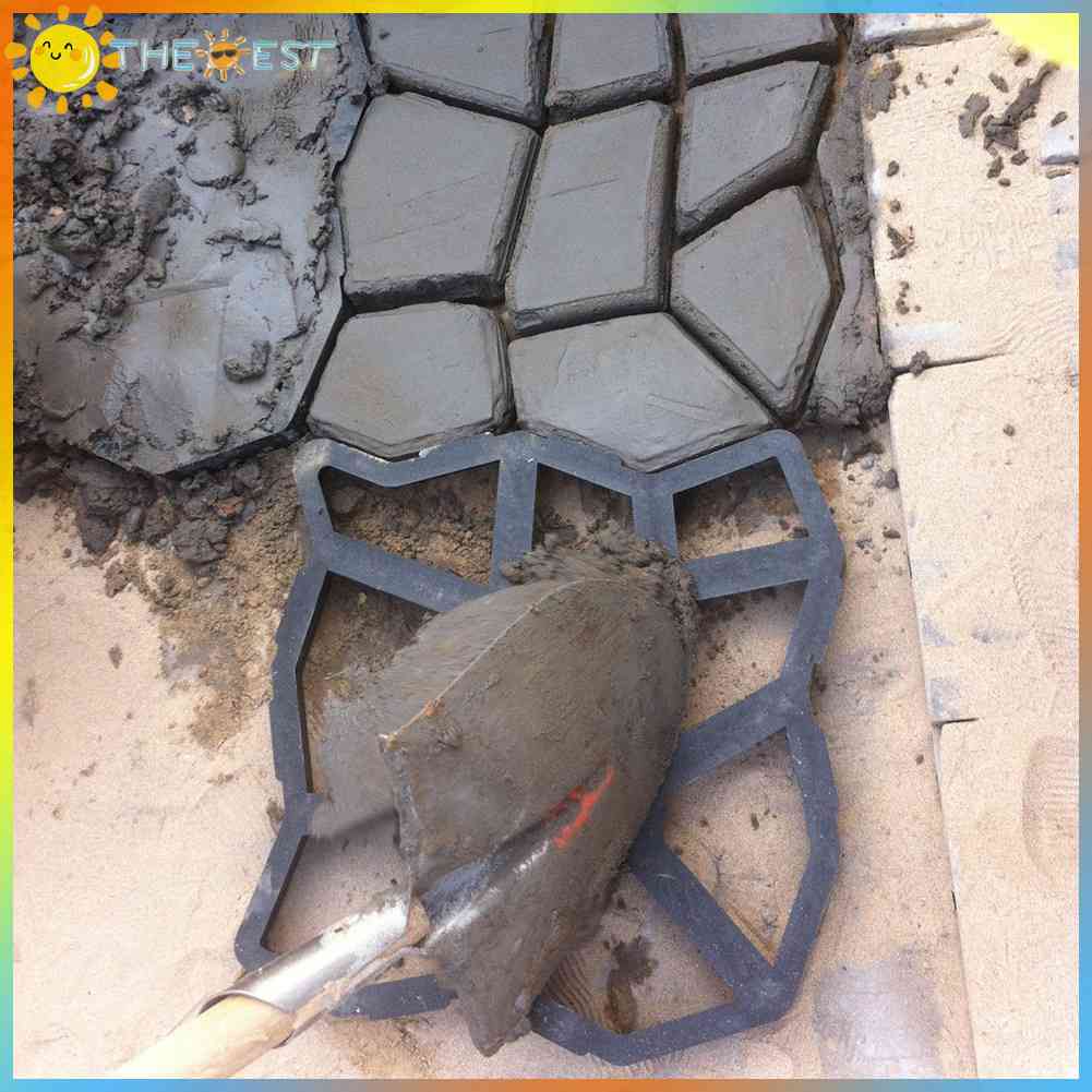 THEBEST DIY Concrete Stepping Garden Road Mold Pavement Mold Patio ...