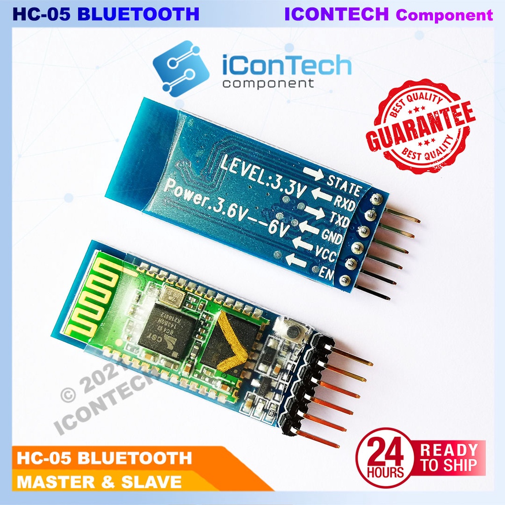 HC-05 Bluetooth Module Master and Slave Mode AT Command Support HC05 HC06 BT06 Bluetooth RF ...