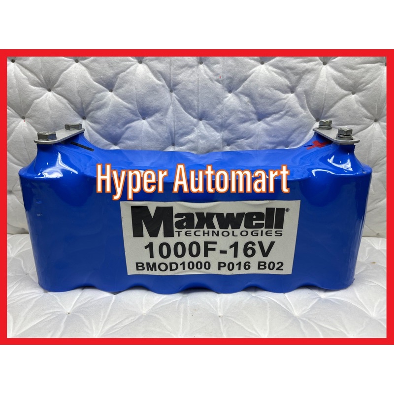 (DEMO UNIT) Maxwell Car Audio SPL PA 1000 Farad Super Capacitor High ...