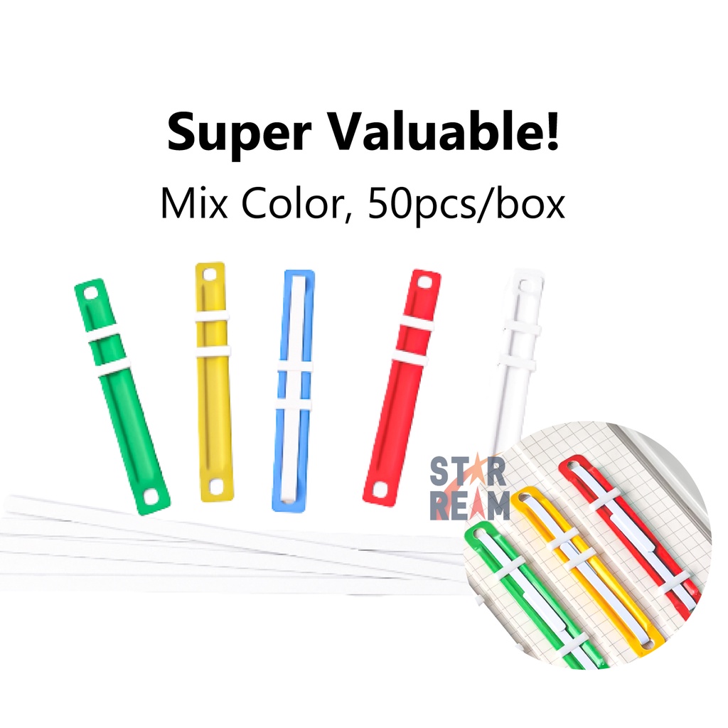 Colorful Paper Fastener / Plastic Fastener Mix Colors for Multiple ...