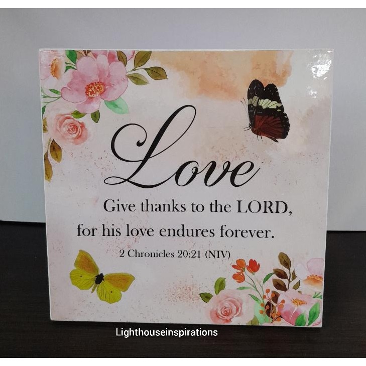 Plaque with bible verse | Shopee Malaysia