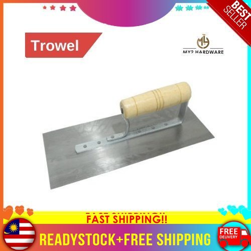 4" / 4.5" / 5" STEEL PLASTERING TROWEL (0.6MM)/ sudu plaster simen ...