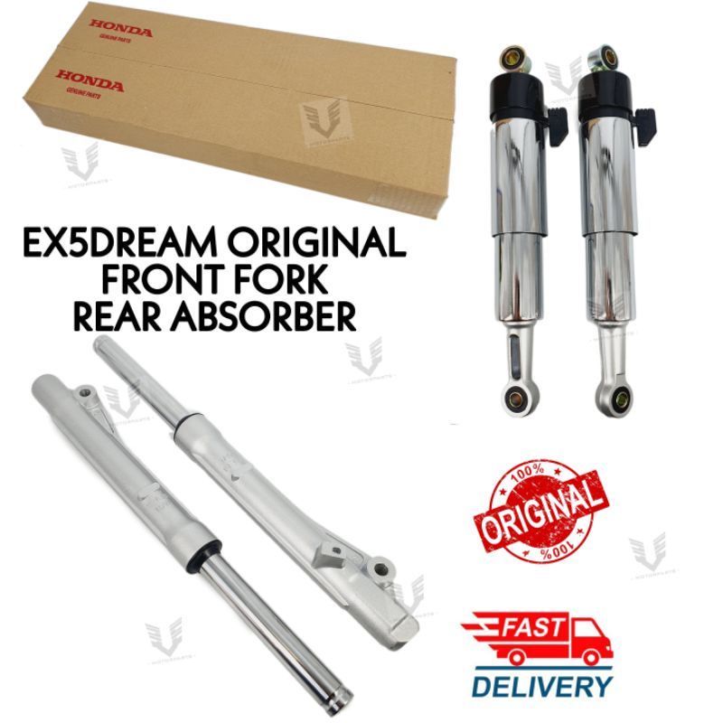 100% ORI EX5 DREAM FRONT FORK & REAR FORK ABSORBER EX5 DREAM FRONT FORK ...