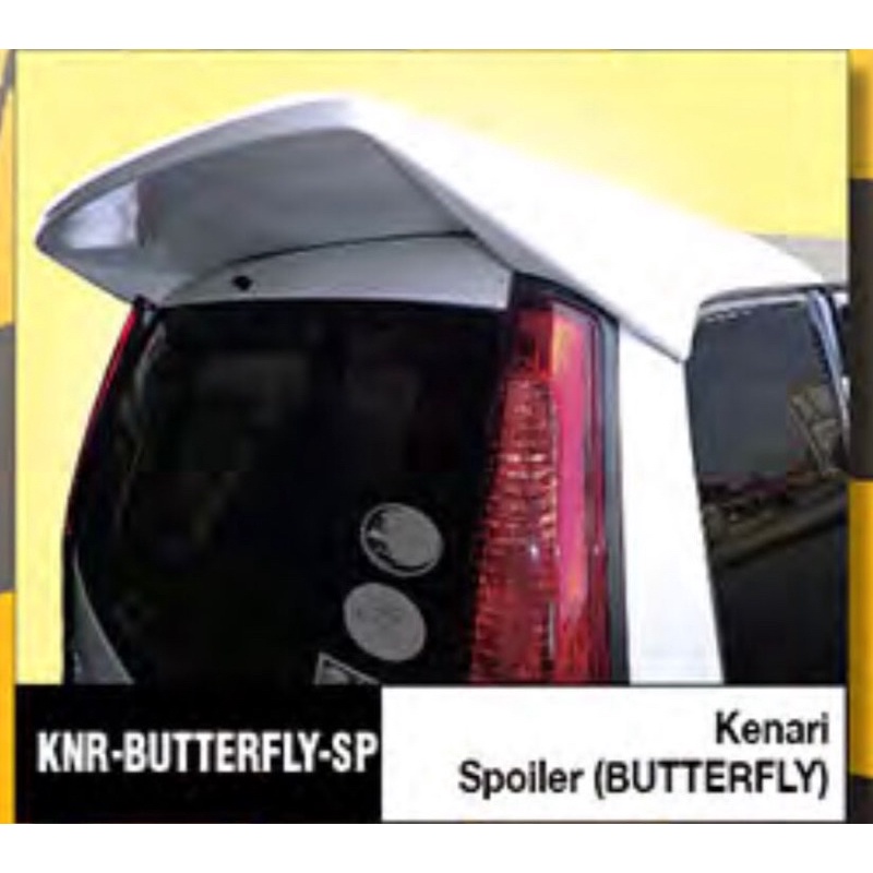 🔥PERODUA KENARI BUTTERFLY SPOILER FIBERGLASS | Shopee Malaysia
