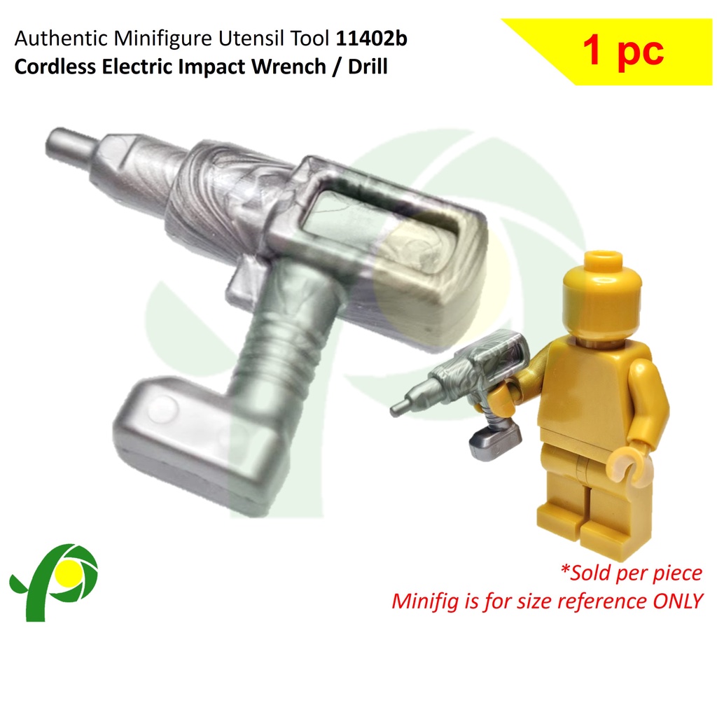 LEGO Parts 11402b Minifigure Tool Cordless Electric Impact Wrench Drill ...