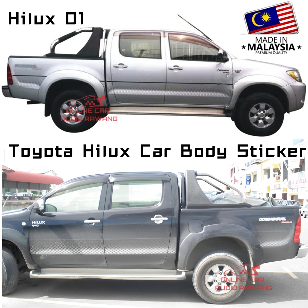 Toyota Hilux / Hilux Vigo Car Body Sticker / Die Cut Original Design ...