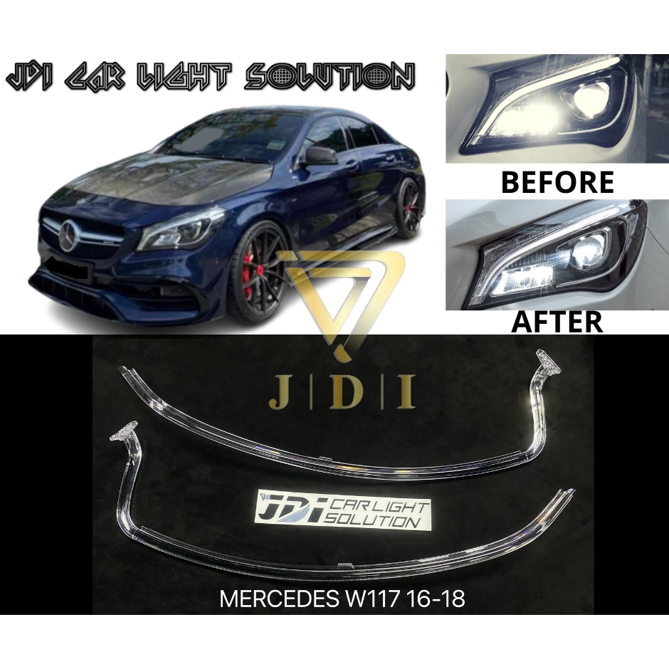 Mercedes- Benz W117 CLA 16 17 18 HEAD LAMP ( LIGHT TUBE ) OEM LIGHT BAR ...