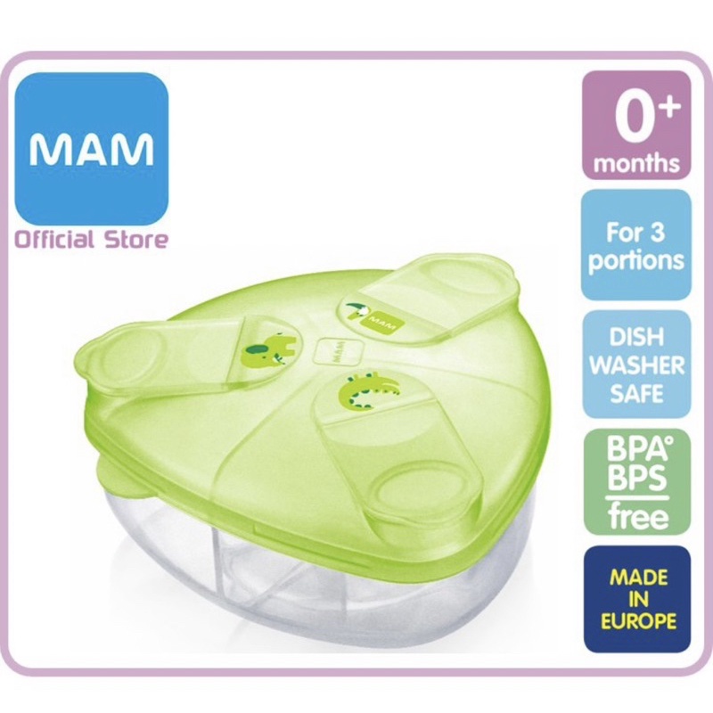 MAM milk powder box, Formula milk dispenser (40g per serving) | Shopee ...