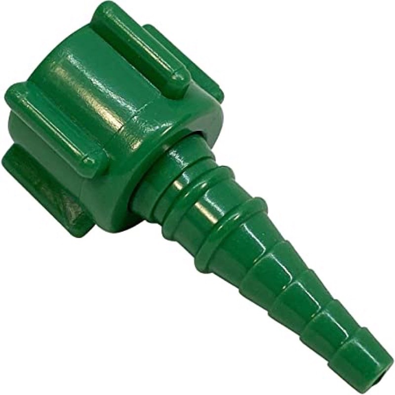 Green knob connector / tailpiece (1 pc) to use with flowmeter | Shopee ...