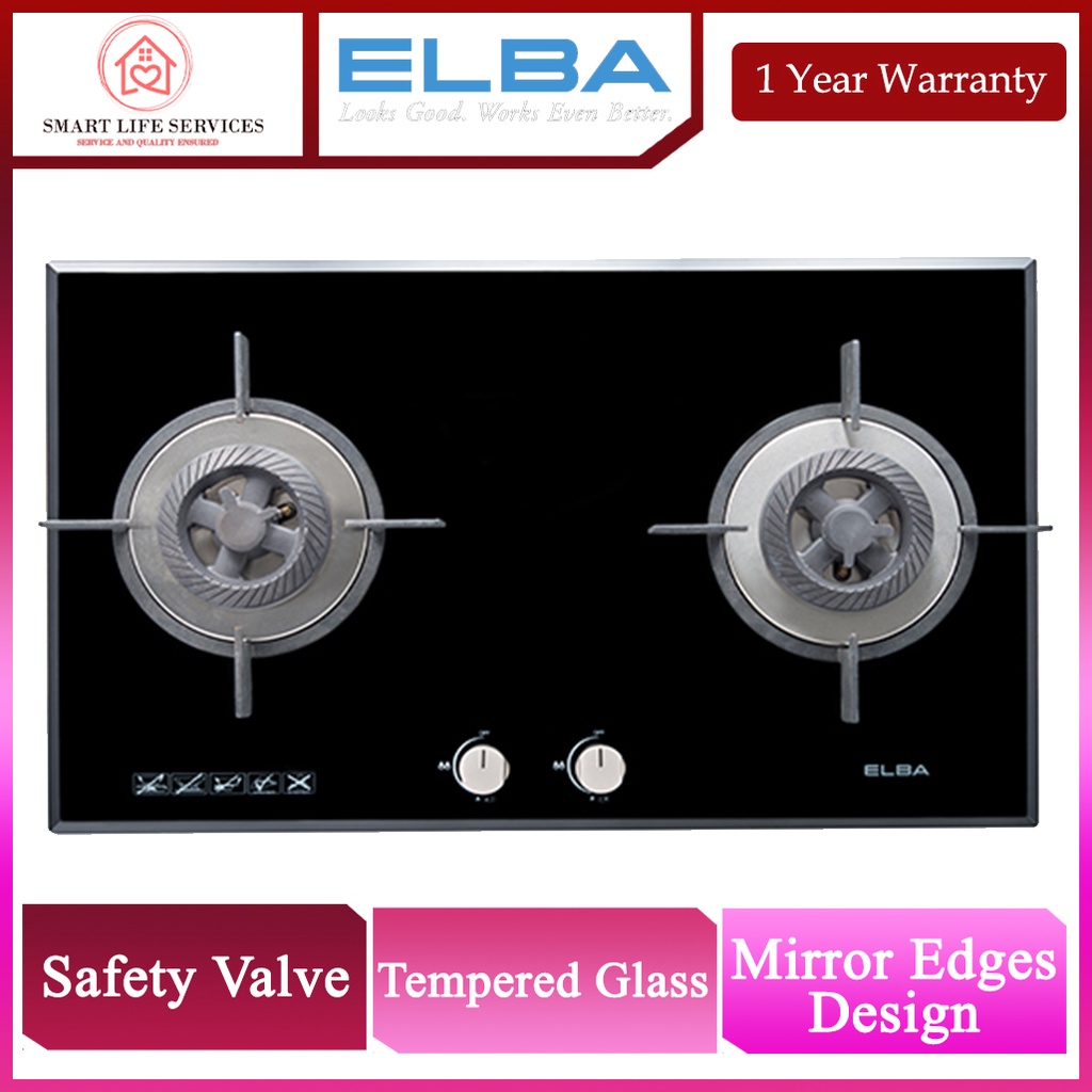 ELBA 2 Burners Built-in Glass Hob EGH-G8592G(BK) - Safety Valve (Flame Failure Device) | Shopee ...