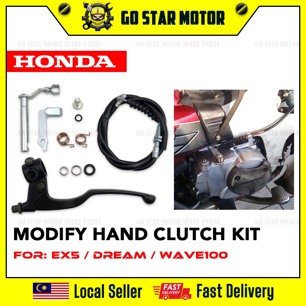 EX5 HP HI POWER DREAM WAVE100 WAVE W100 YAMAHA Y110 Modify Hand Clutch Kit Clutch Tangan Clutch ...