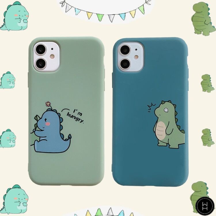 WH Dinosaur Case iPhone 12 11 Pro Max Mini XR XS X 8 7 6 6S Plus SE ...