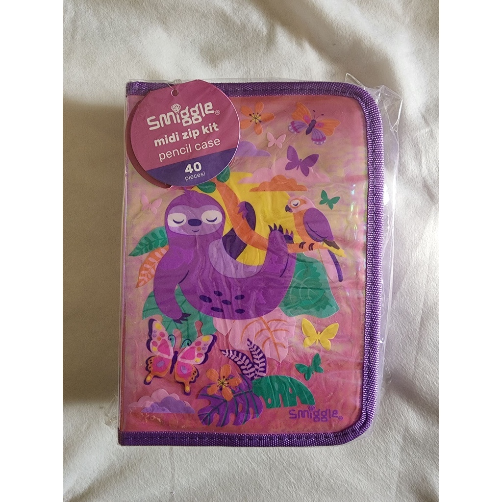 Smiggle Midi Zip Kit Pencil case - Original | Shopee Malaysia