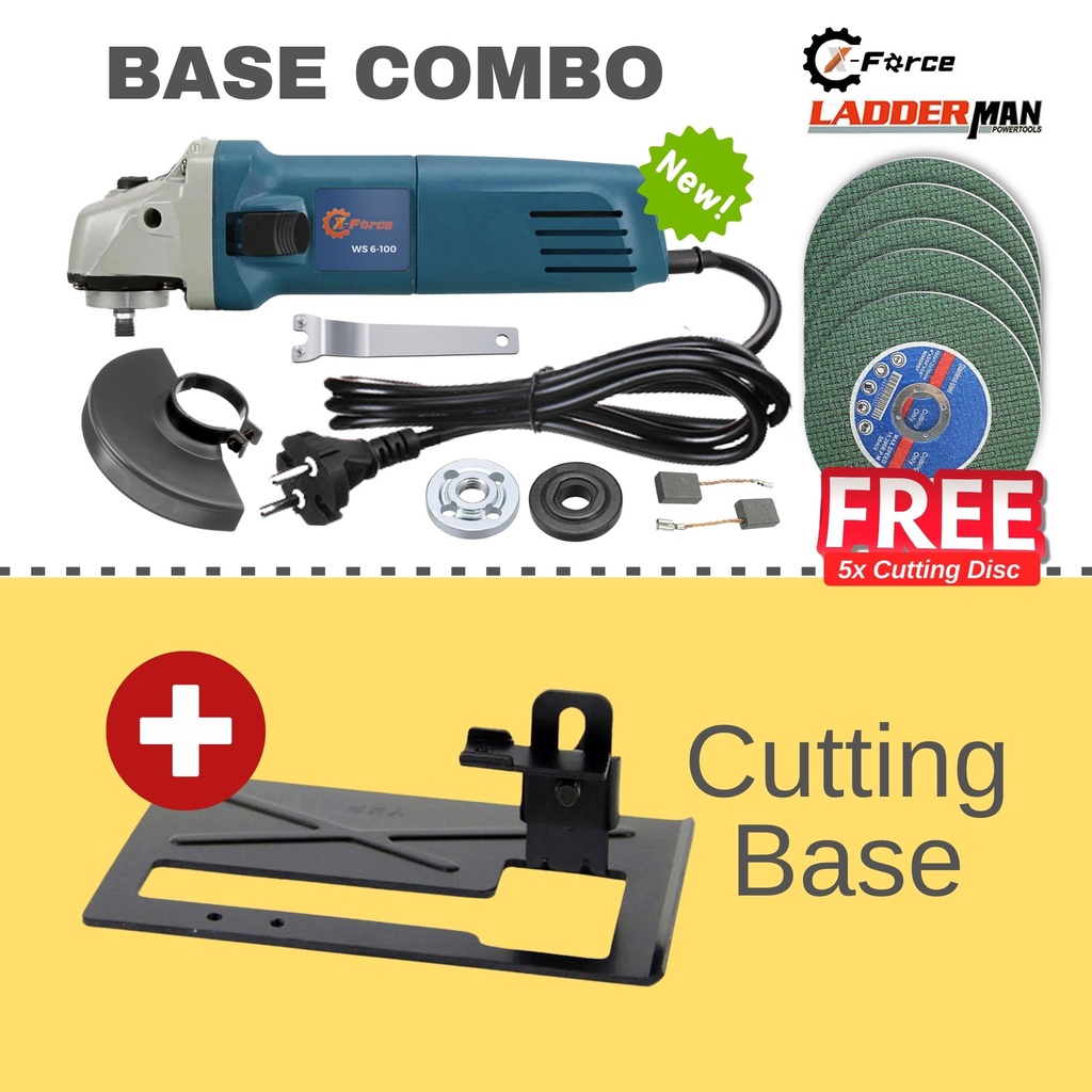 PRO' EKCO GWS 6-100 Professional Angle Grinder 670W 220V Cutter Tool ...