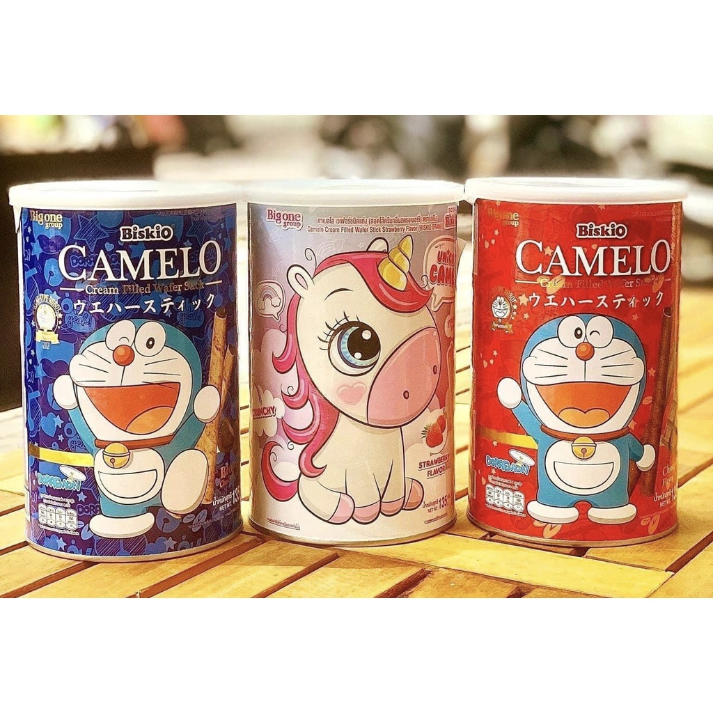 Biskio Crispy Camelo Waffles with Cream Filling 135g | Shopee Malaysia