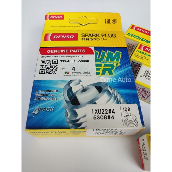 Original Denso Iridium Power IXU22 Spark Plug PN 999-40013-50000 ...