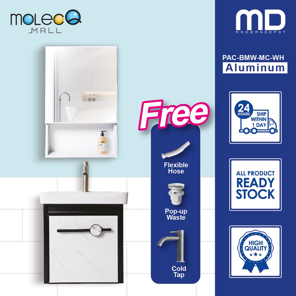 MD Bathroom Basin Cabinet Sinki Bilik Air Toilet Sink With Bathroom ...