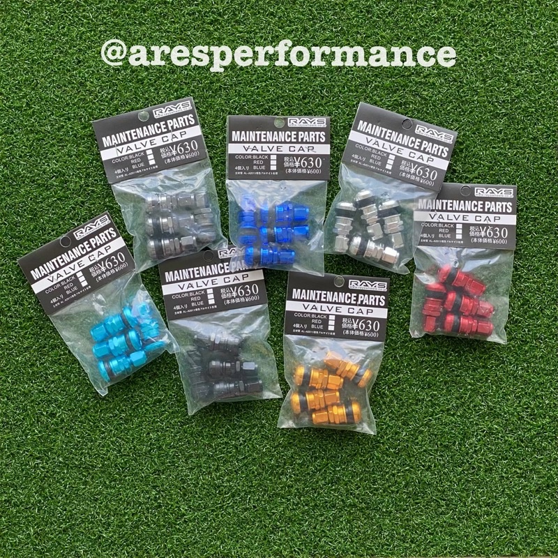 Rays Aluminium Tubeless Tyre Valve TV06 Alloy Valve Angin Tayar Kereta ...