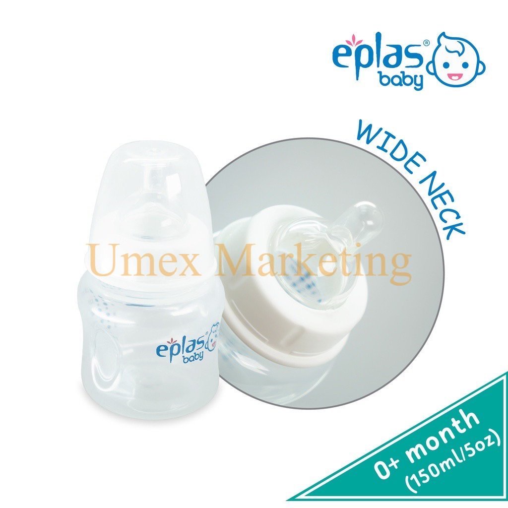 Eplas EBB-N2203 Baby Wide Neck Feeding Bottle 5oz/150ml / Botol Susu | Shopee Malaysia