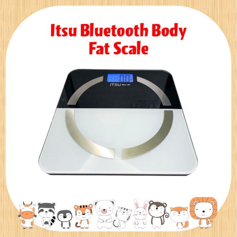 Itsu The Scale - Fitness Monitor - Full Body Composition Body Fat ...
