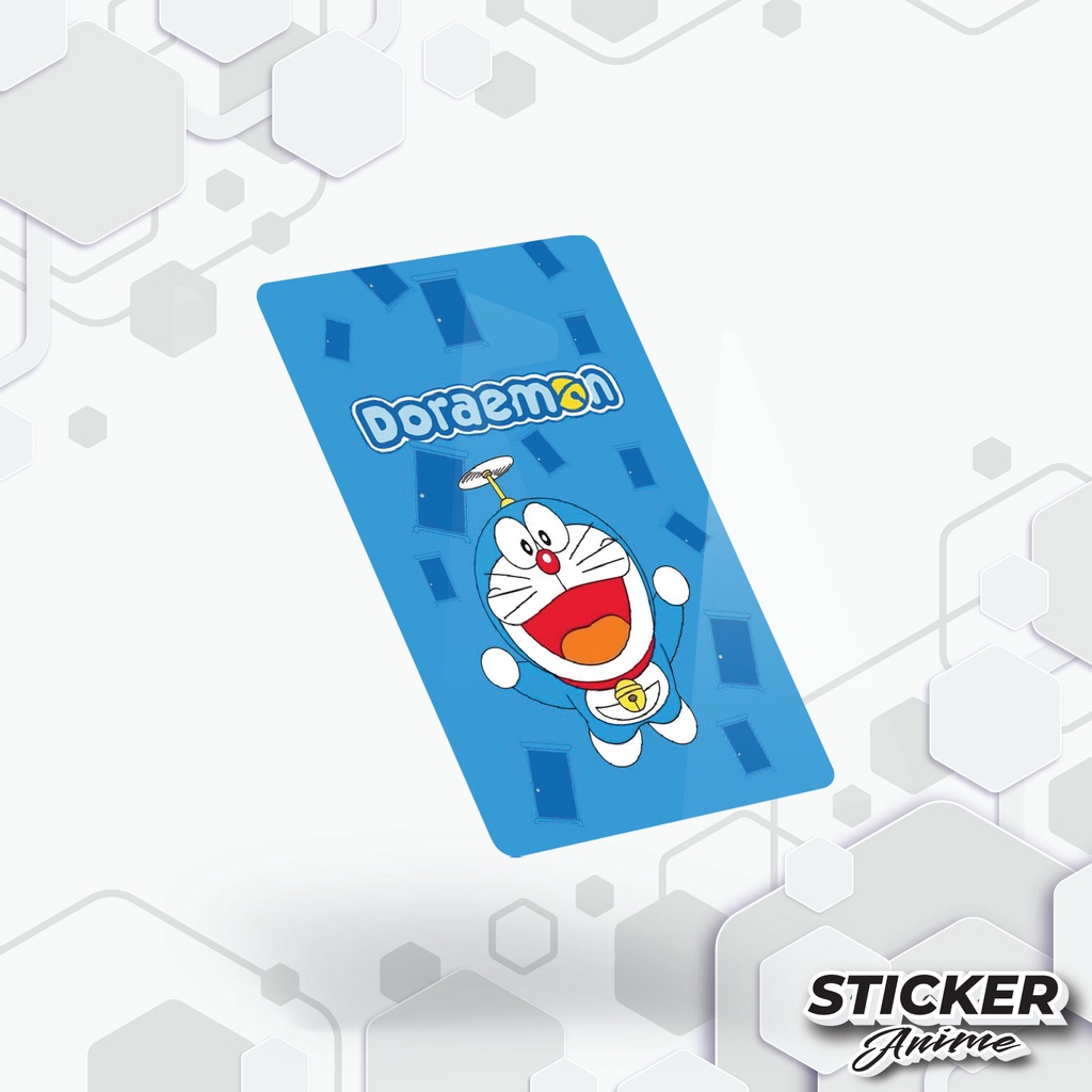 Sticker Anime DORAEMON Stiker Card Cover Touch n Go Access MRT LRT ATM ...
