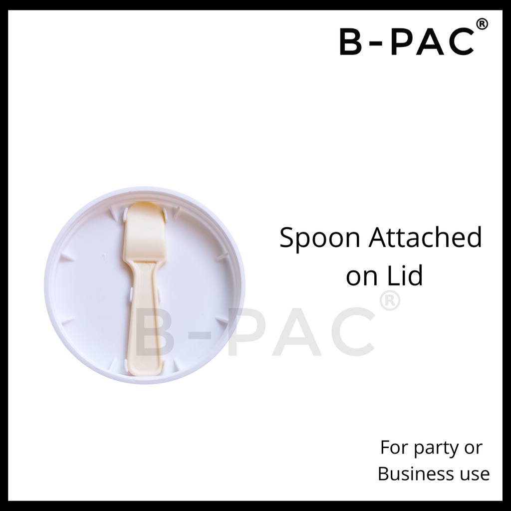 Bpac 3.5oz Ice Cream Paper Bowl (white) 200pcs (1 scoop Ice cream ...