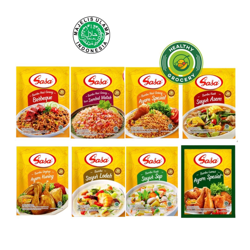 Sasa Instant Cooking Seasoning All Variants 20Gr x 5pcs | Shopee Malaysia