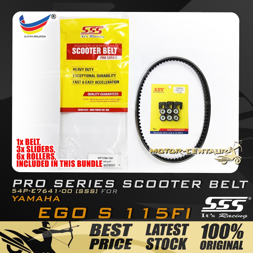 TALI SAWAT SKUTER SSS PRO SERIES SCOOTER DRIVE V-BELT, ROLLERS, SLIDERS ...