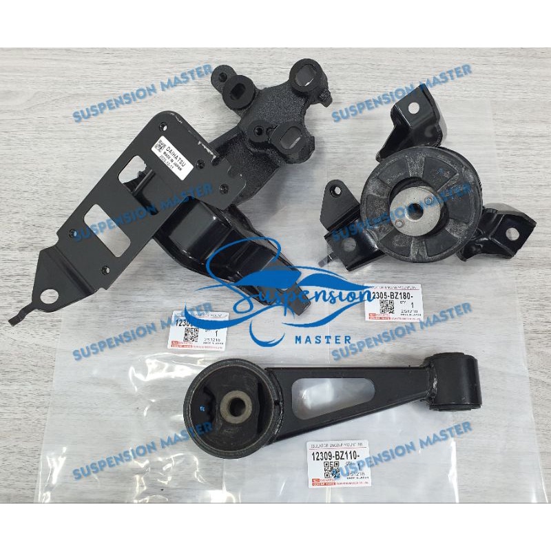3 IN 1 SET - ENGINE MOUNTING KIT - PERODUA BEZZA 1.3 2017-2022 - AUTO ...