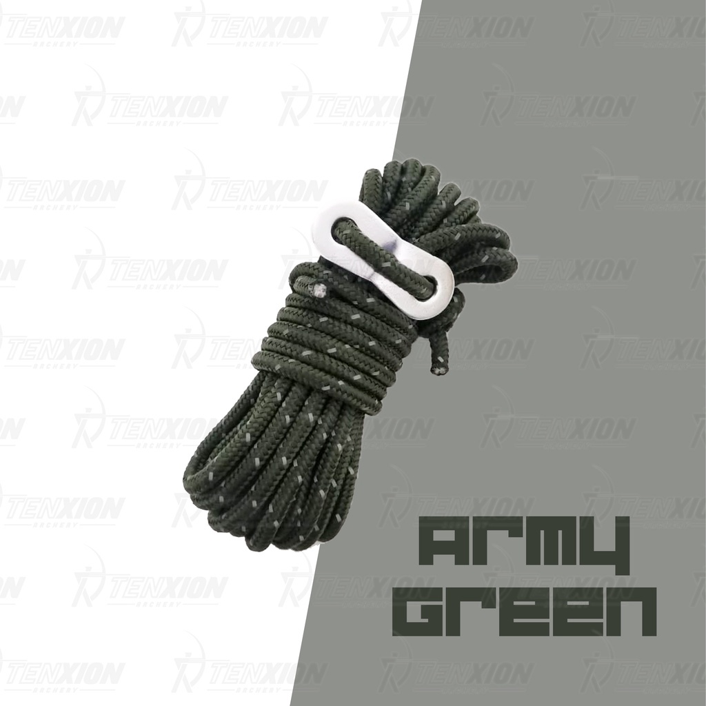 TenXion Outdoor 5mm 4m Reflective Camping Rope Tali Khemah Nylon Anti ...