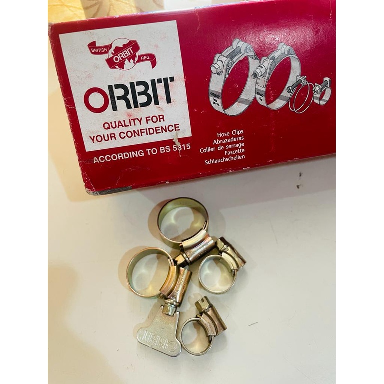 Orbit Thumbscrew Wormdrive (W1) Mild Steel Hose Clips | Shopee Malaysia