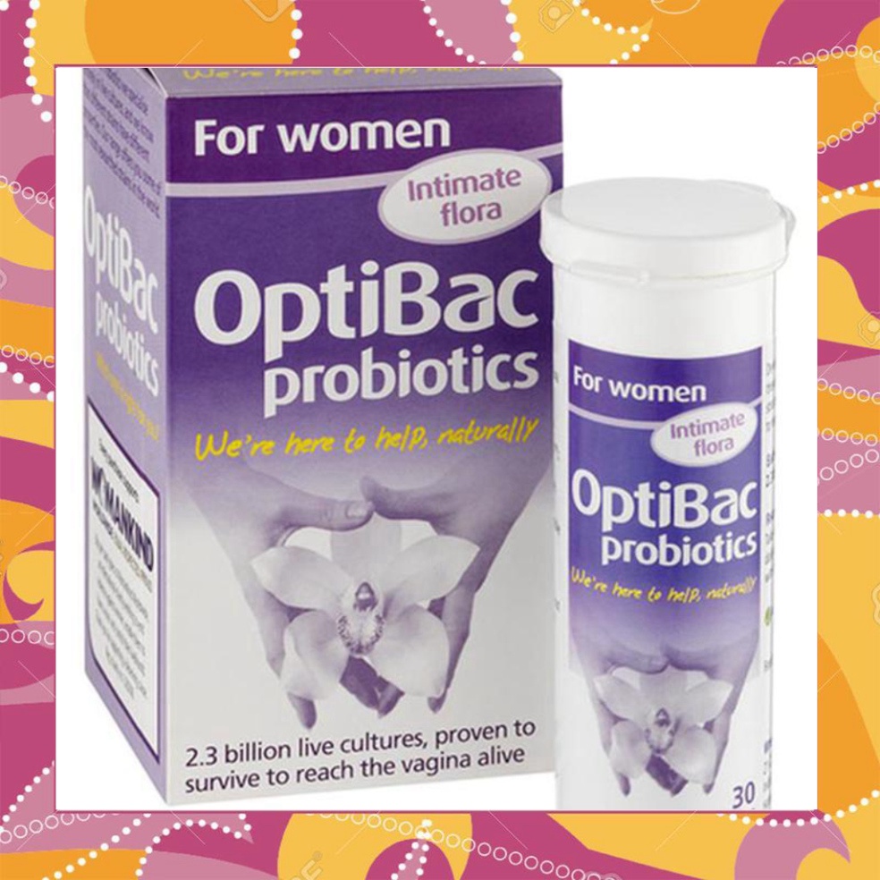 Optibac For Women 30 Tablets-hn / hy * Purple Probiotics (Optional ...