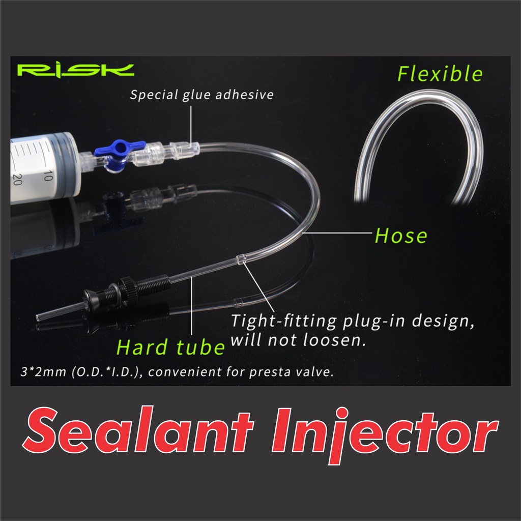 Basikal Tubeless Tyre Sealant Inject Bicycle Sealant Injection Tool ...