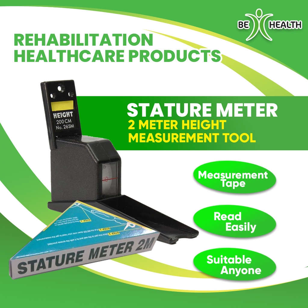 Stature Meter 2M Height Measurement Tool / Alat Ukur Tinggi 2M Meter ...