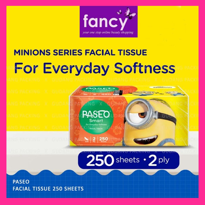 PASEO / NICE / JOLLY Tissue Facial Soft Pack 360 / 500 Sheets Facial ...
